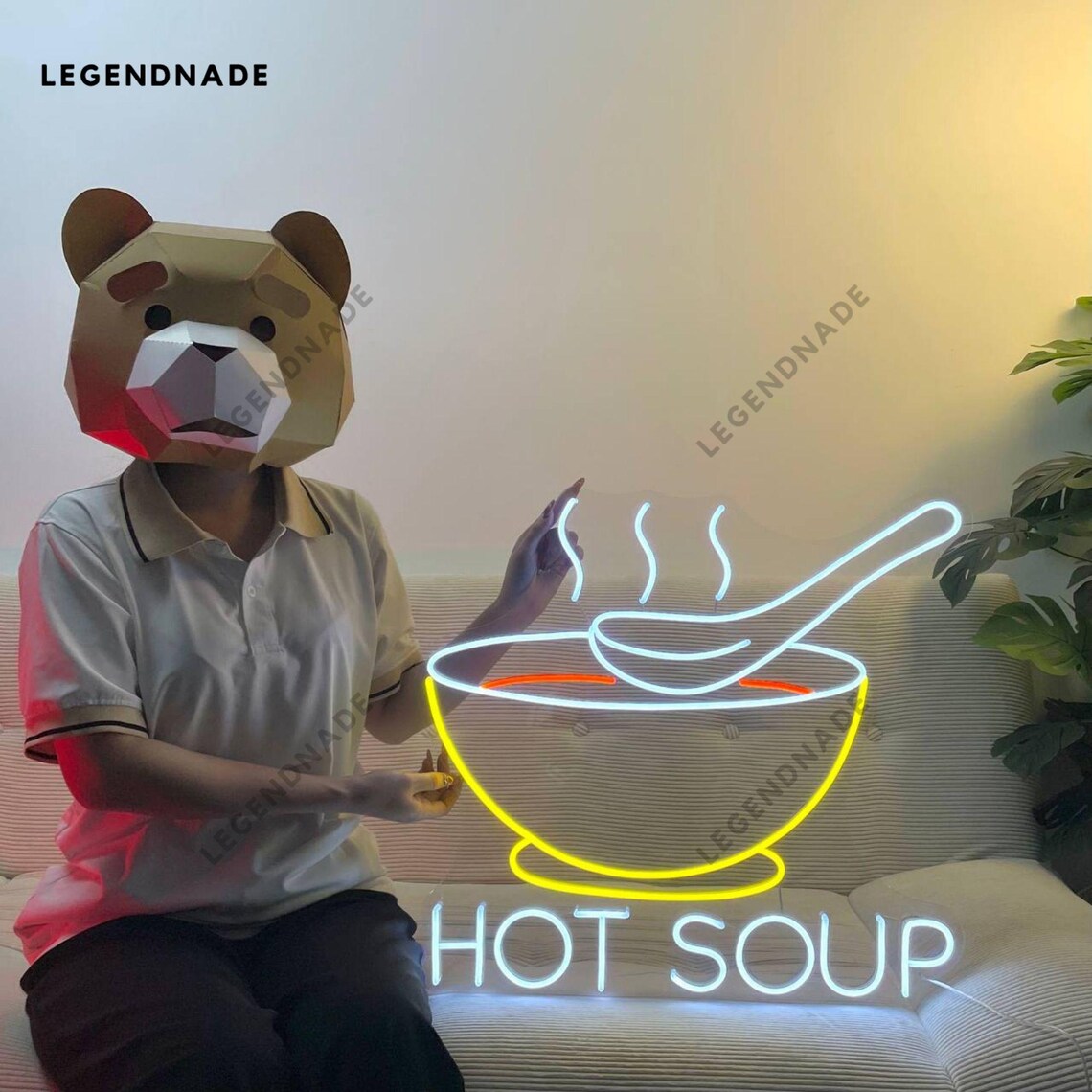 Hot Soup Neon Sign, Hot Soup Led Sign, Soup Bowl Led Light, Soup Food ...