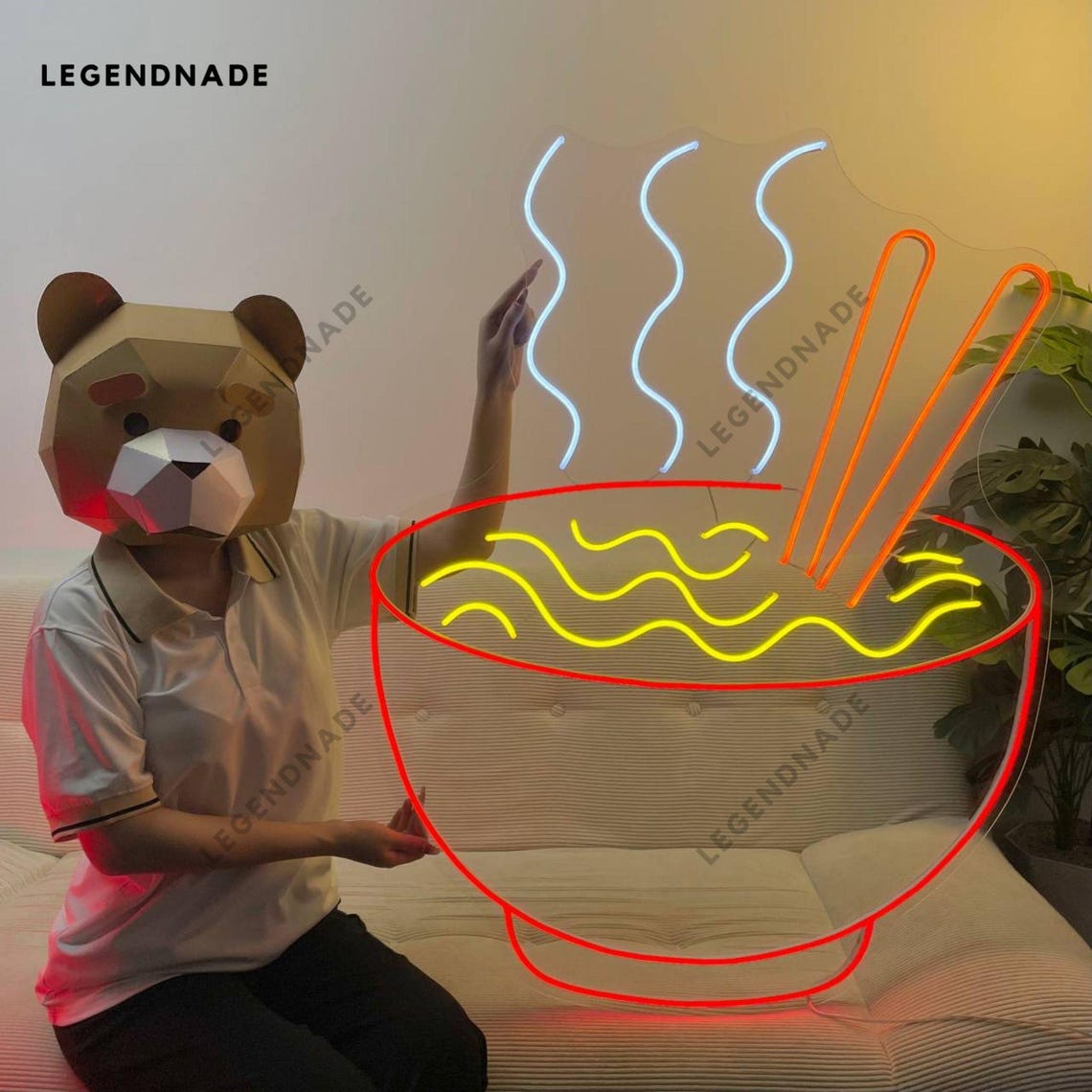 Noodles Neon Sign, Noodle Bowl Led Sign, Noodles Led Light, Noodle Food ...