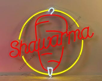 Shawarma Neon Sign, Shawarma Led Sign, Middle Eastern Food Led Light ...