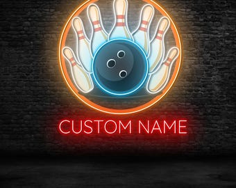 Bowling Neon Sign, I'd Hit That Bowling Led Sign, Bowling Led Light ...