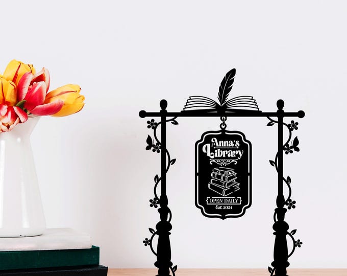 Reading Nook Sign; Book Nook Sign; Nursery Decor; 3D Round Reading is ...