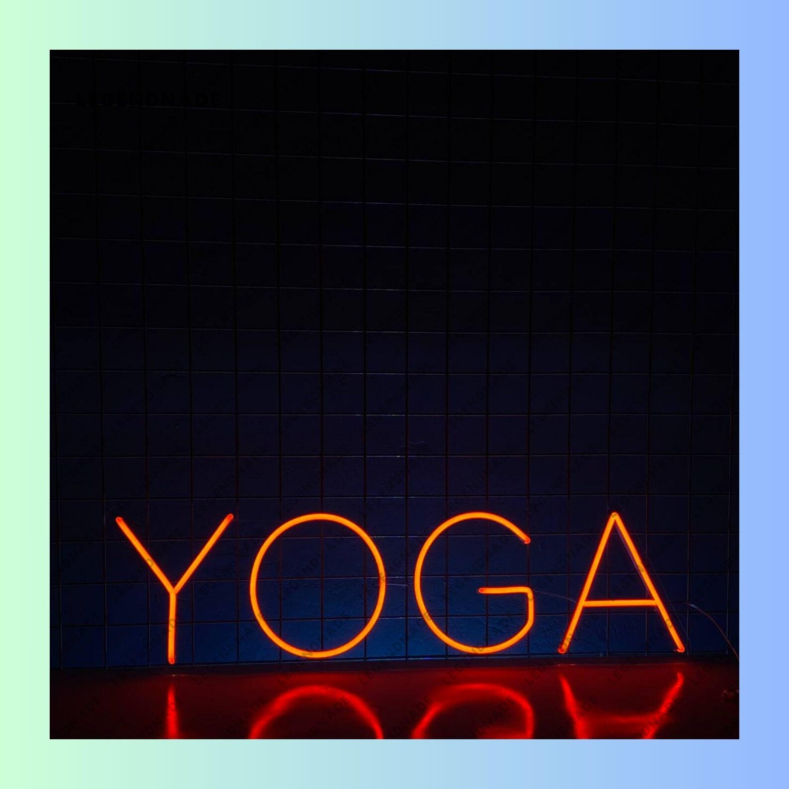 Yoga Neon Sign, Yoga Studio Led Sign, Yoga Studio Led Light, Yoga Text ...