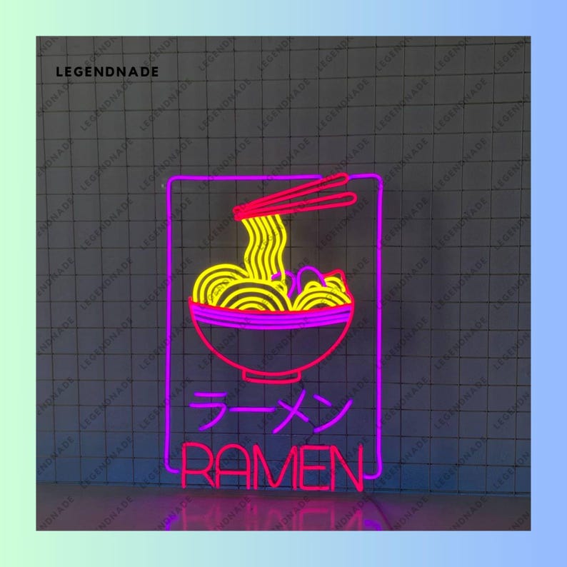Ramen Neon Sign, Ramen Food Led Sign, Japan Ramen Food Store Led Light ...