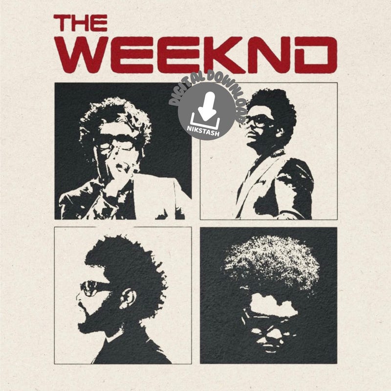 The Weeknd Svg - Etsy