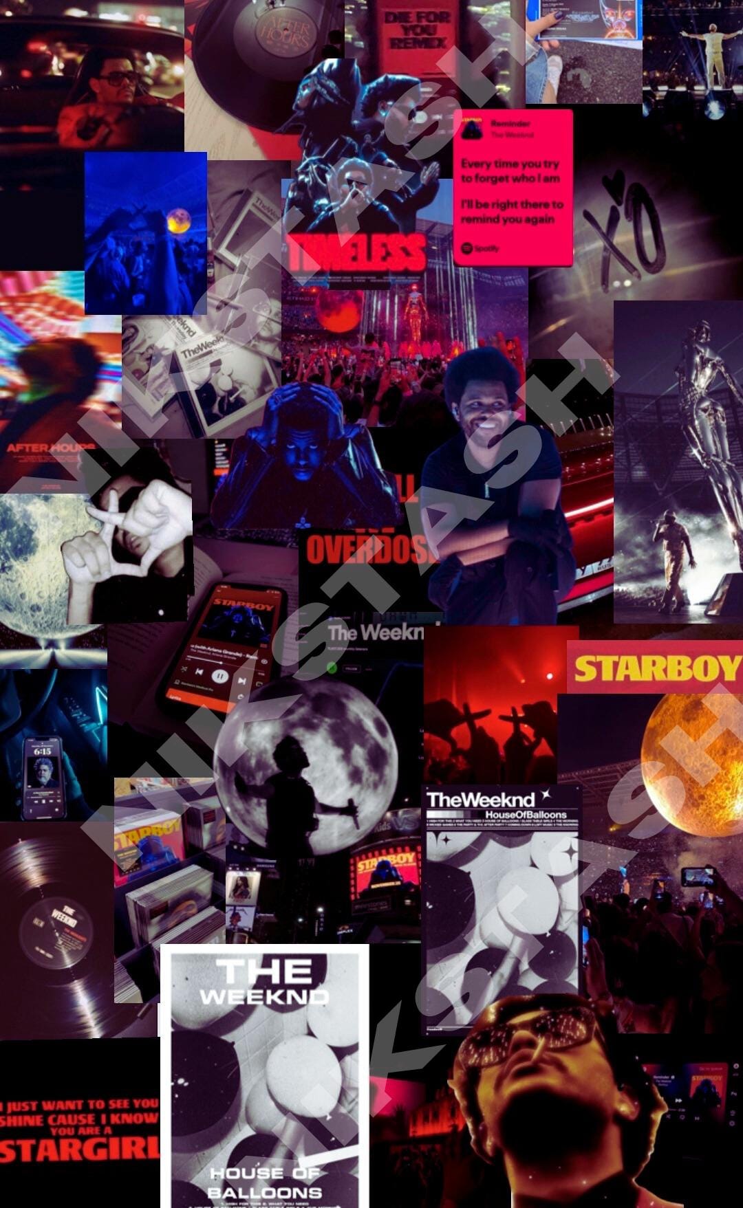 The Weeknd Digital Poster | Viral Aesthetic Poster Download | Retro ...