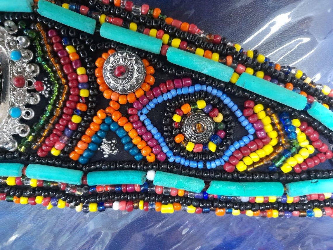 Handmade Beaded Traditional Moroccan Belt - Etsy