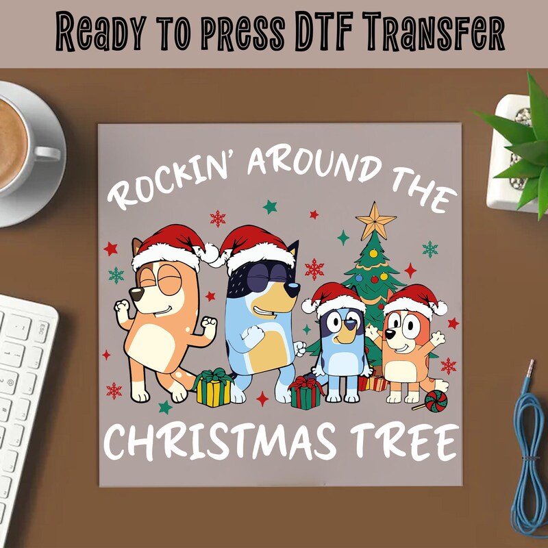 Bluey Heat Transfer - Etsy