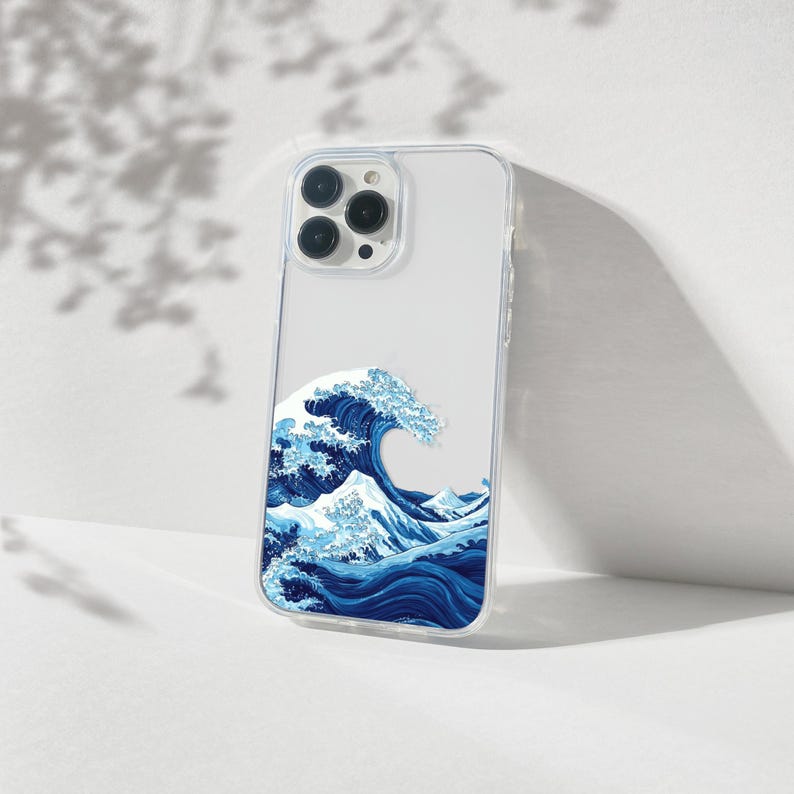 Phone Case, the Great Wave off Kanagawa Clear Case for iPhone and ...
