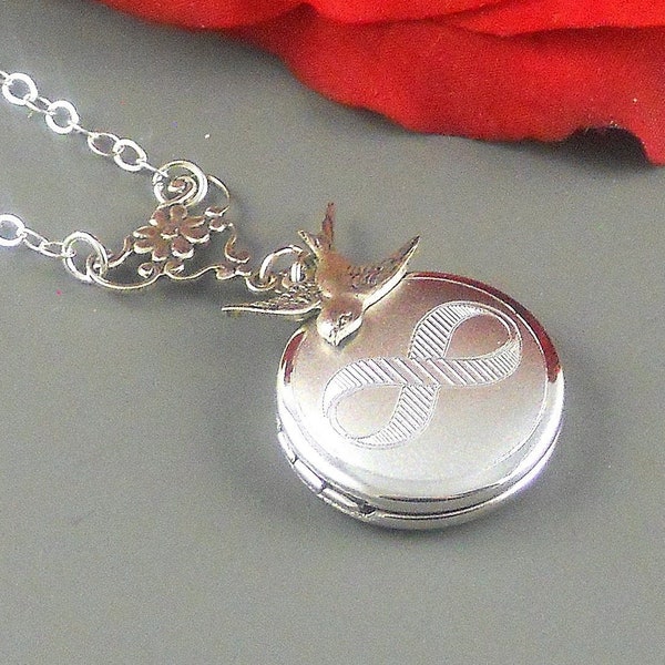 Infinity Locket - Etsy