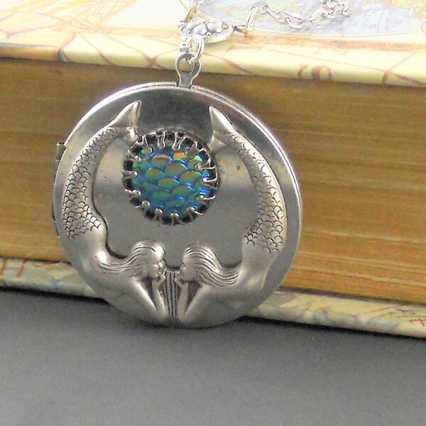 Mermaid Locket - Etsy