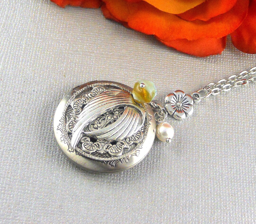Angel,locket,silver Locket,angel Wing,wing Locket,angel Wing Necklace ...