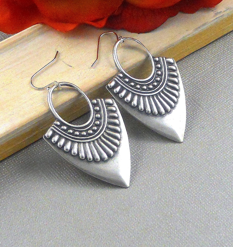 Gypsy Tribeearringsilver Earringtribaltribal Earring - Etsy