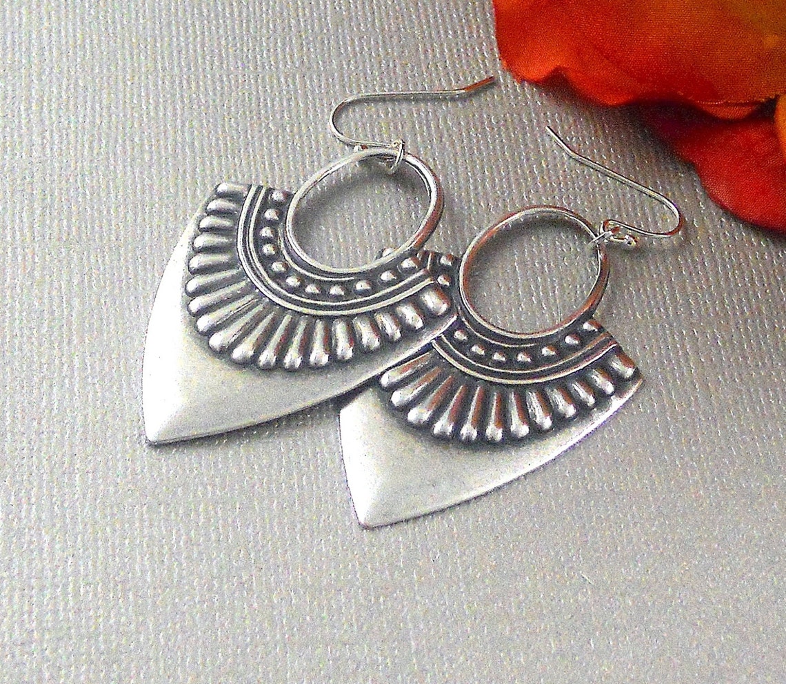 Gypsy Tribeearringsilver Earringtribaltribal Earring - Etsy