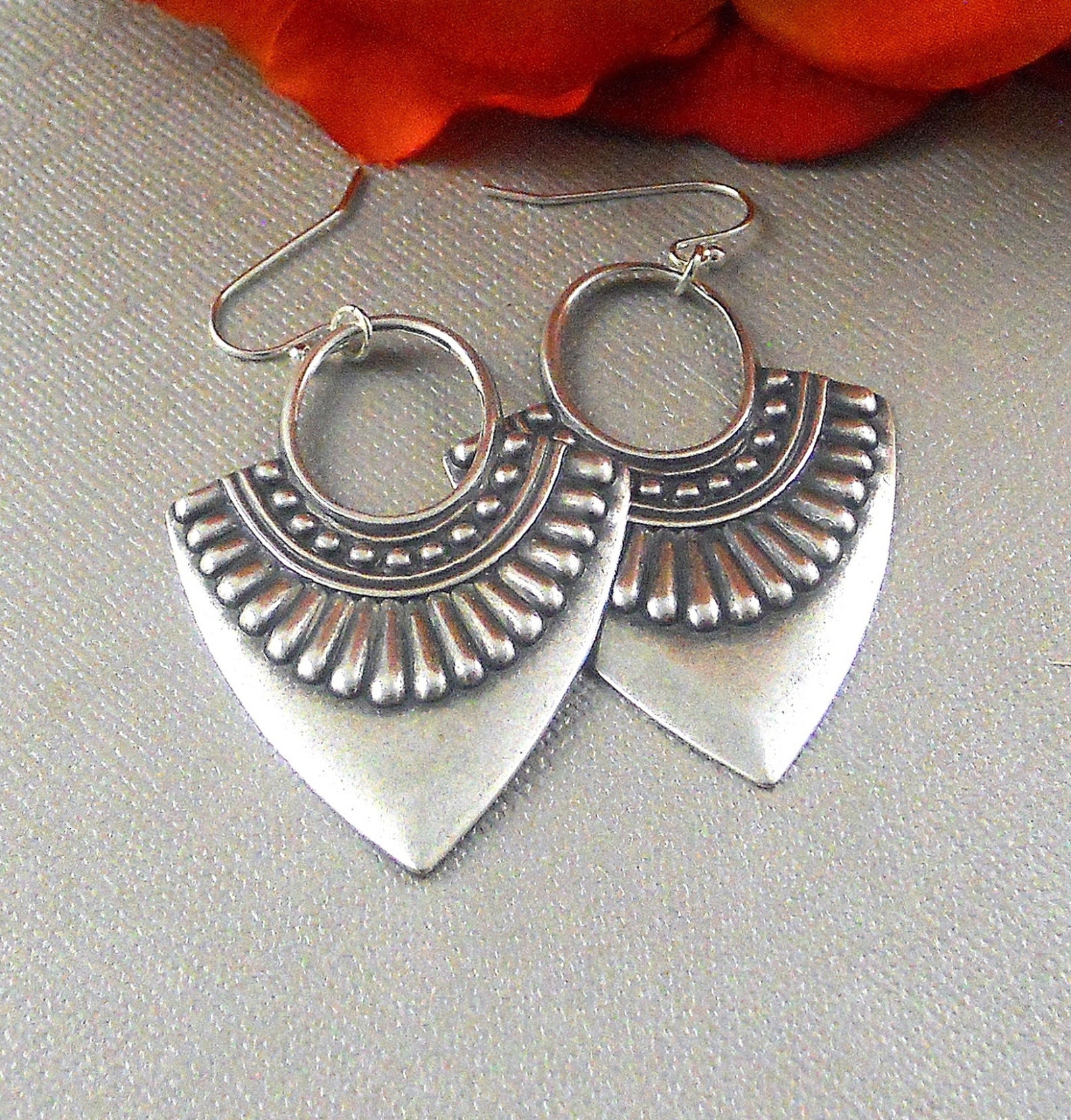 Gypsy Tribeearringsilver Earringtribaltribal Earring - Etsy