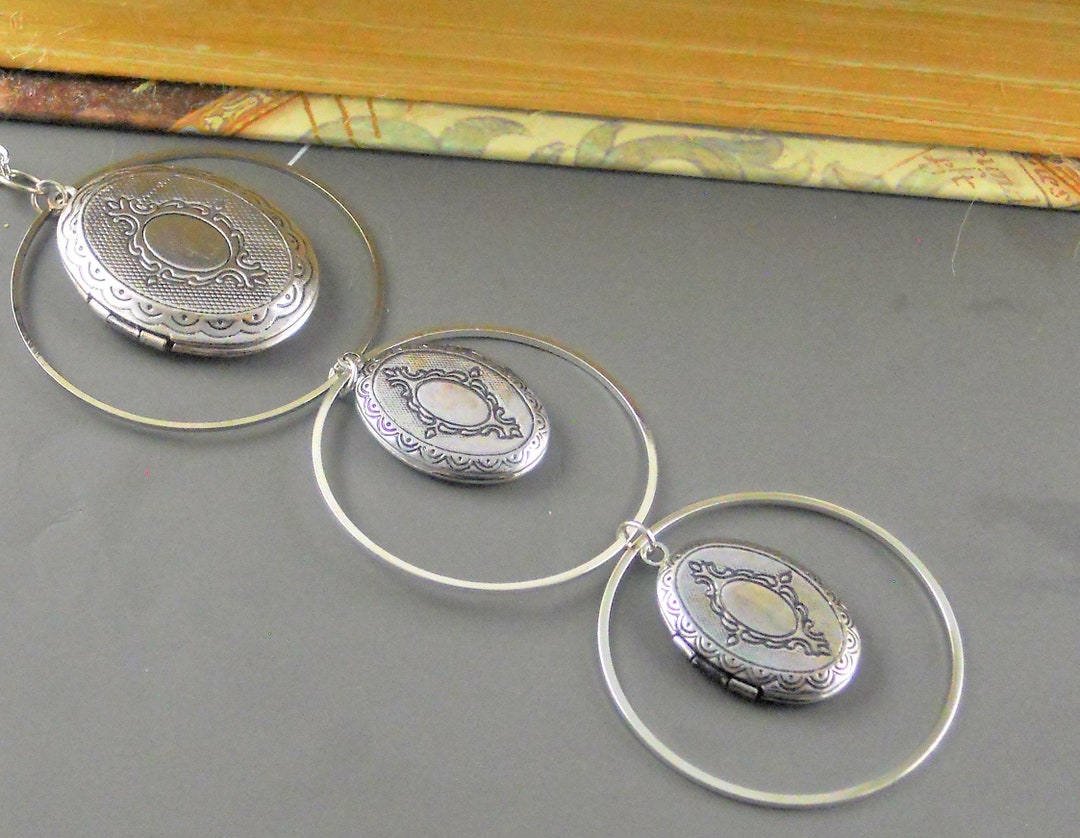 Photo Locket Necklace Six Photo Locket Mom Sister Father Brother Wife ...