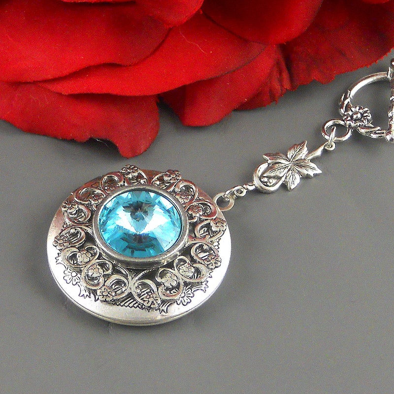 Birthstone Locket - Etsy