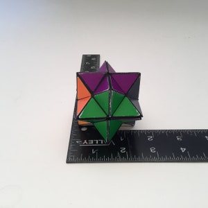 Vintage Retro Game Block Puzzle Shape Changing Cube to Star Interactive ...