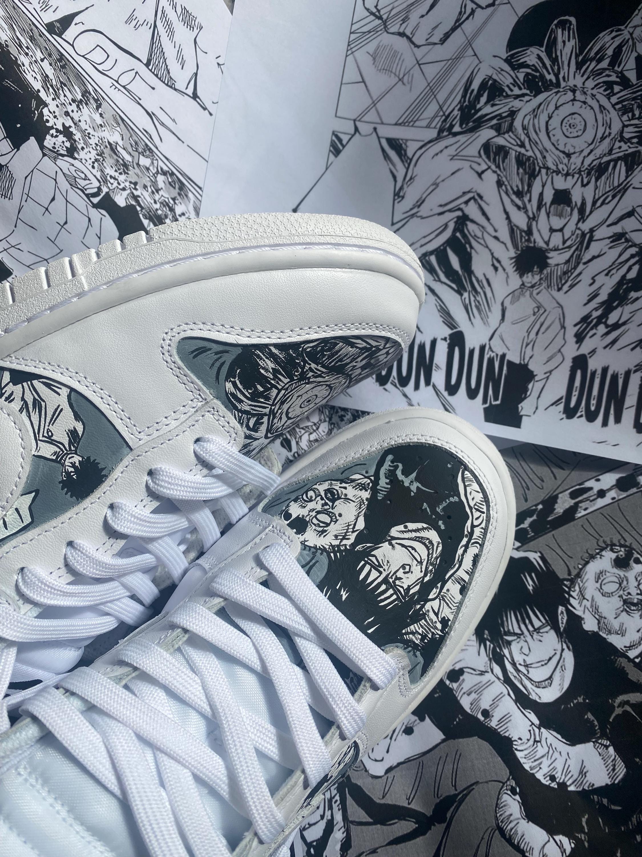 Custom Jujutsu Kaisen Nike Dunks - Etsy