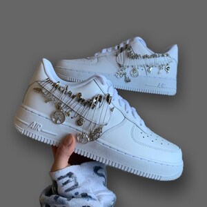 Custom Bespoke Safety Pin Nike Air Force 1 - Etsy