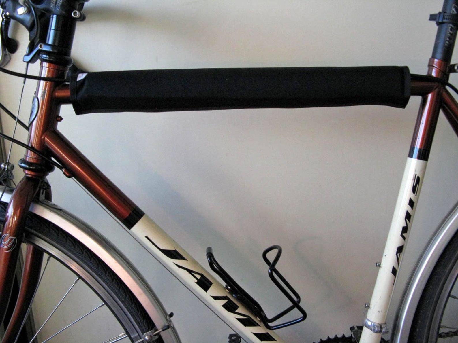 Black Top Tube Bicycle Frame Pad | Etsy