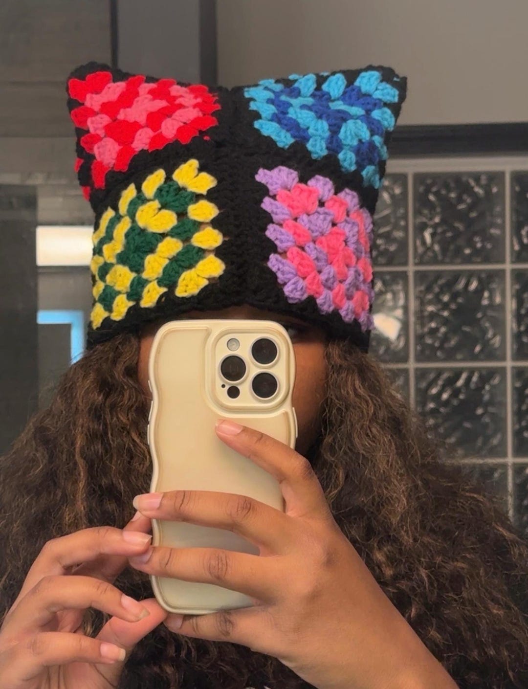 Granny Square Cat Hat - Etsy