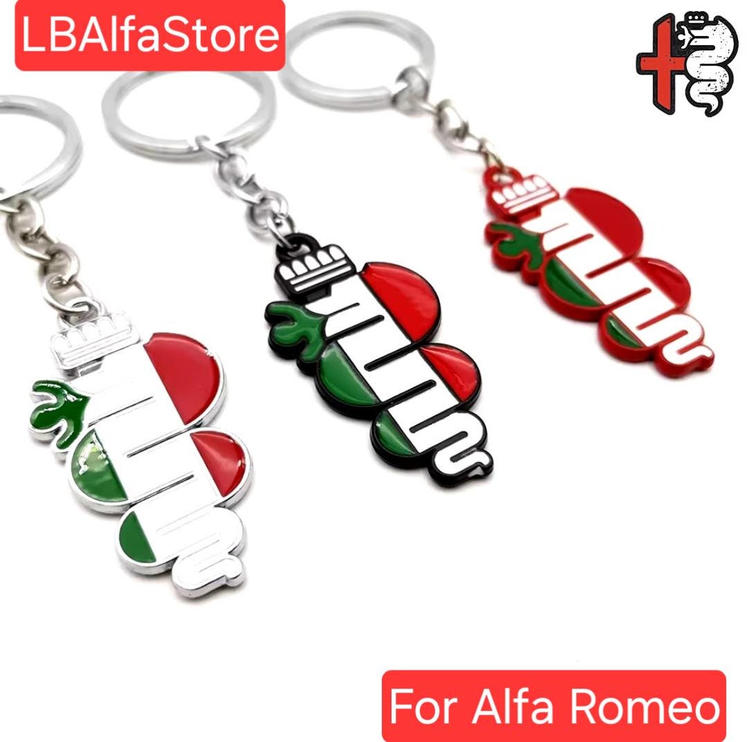 Alfa Romeo Snake Keychain Italian Style, 3 Amazing Colours - Etsy