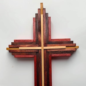 Cross Wooden Cross Layered Wood Cross Wood Crucifix Wooden Cross ...
