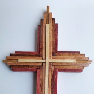 Cross Wooden Cross Layered Wood Cross Wood Crucifix Wooden Cross ...