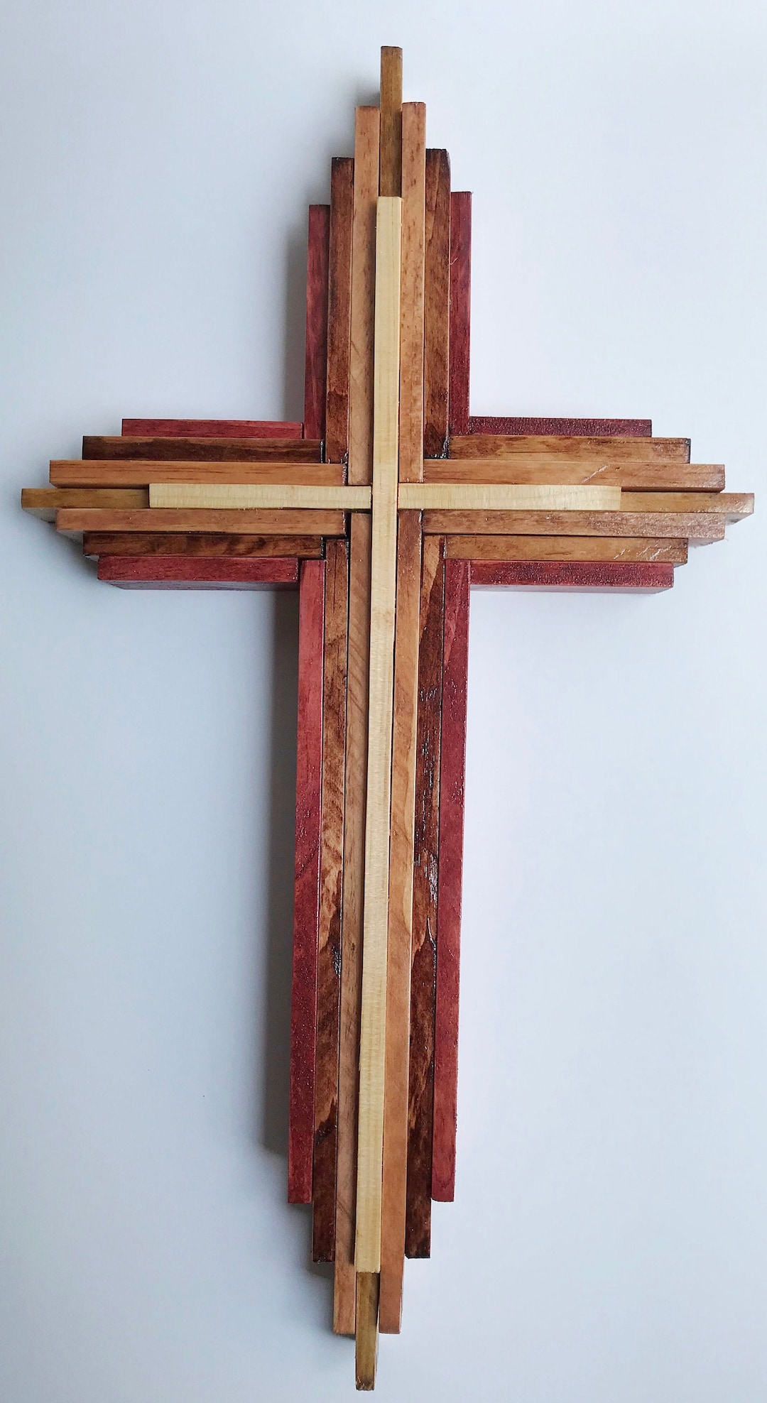 Cross Wooden Cross Layered Wood Cross Wood Crucifix Wooden Cross ...