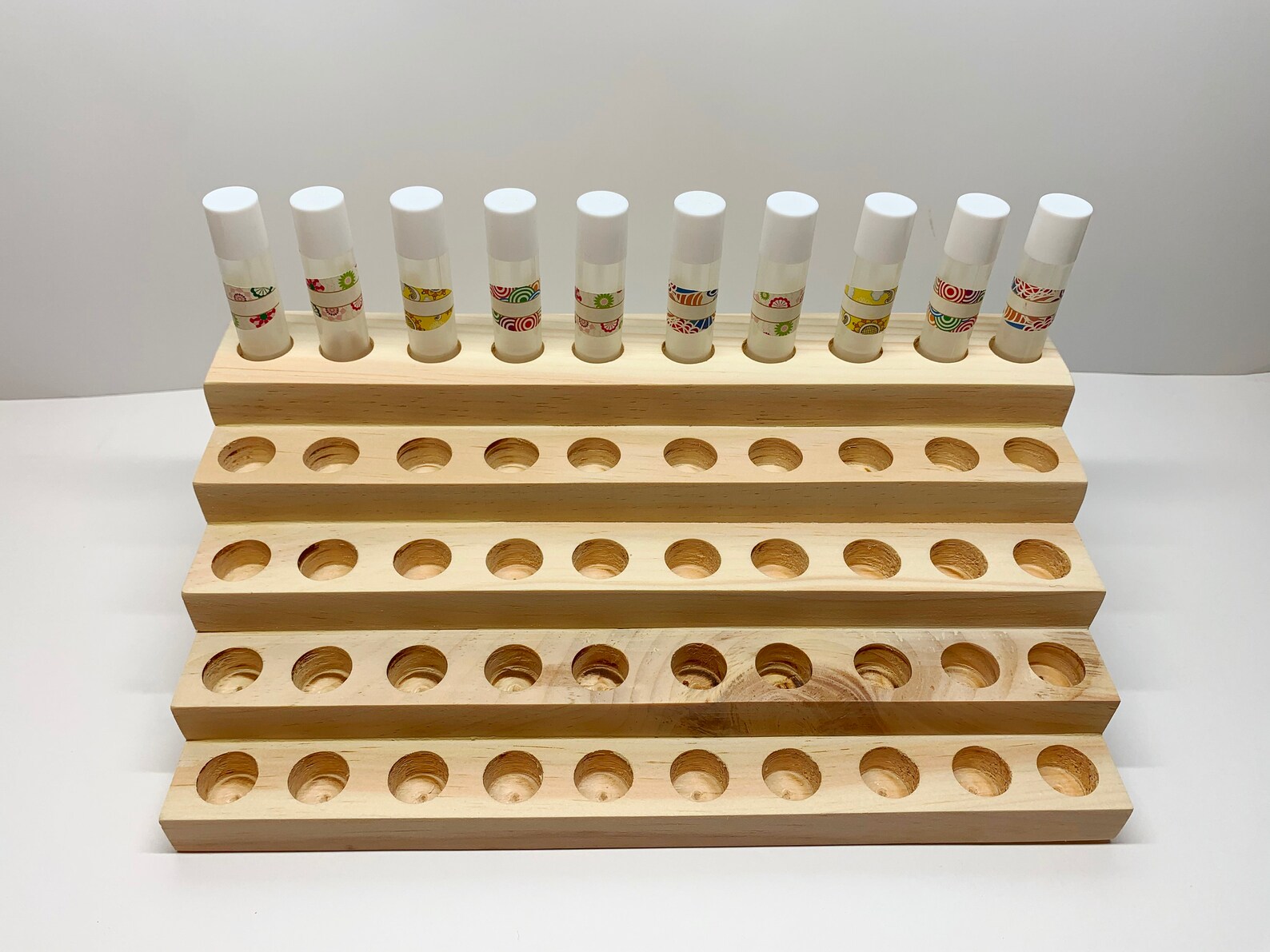 Lip Balm Tube Holder Lip Balm Display Wooden Multi Level Lip | Etsy