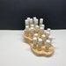 Lip Balm Tube Holder Waterfall Effect Lip Balm Display Wooden Multi Level Lip Balm Display ...