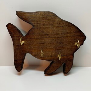 Fish Key Holder Made of Wood Wooden Fish Key Holder - Etsy