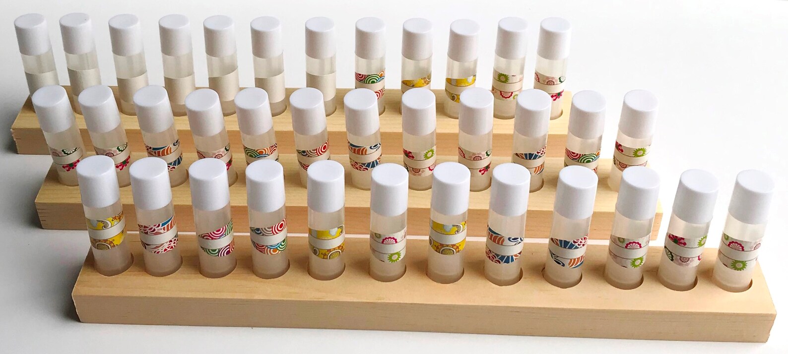 Lip Balm Tube Holder Wooden Lip Balm Display Lip Balm Strips - Etsy