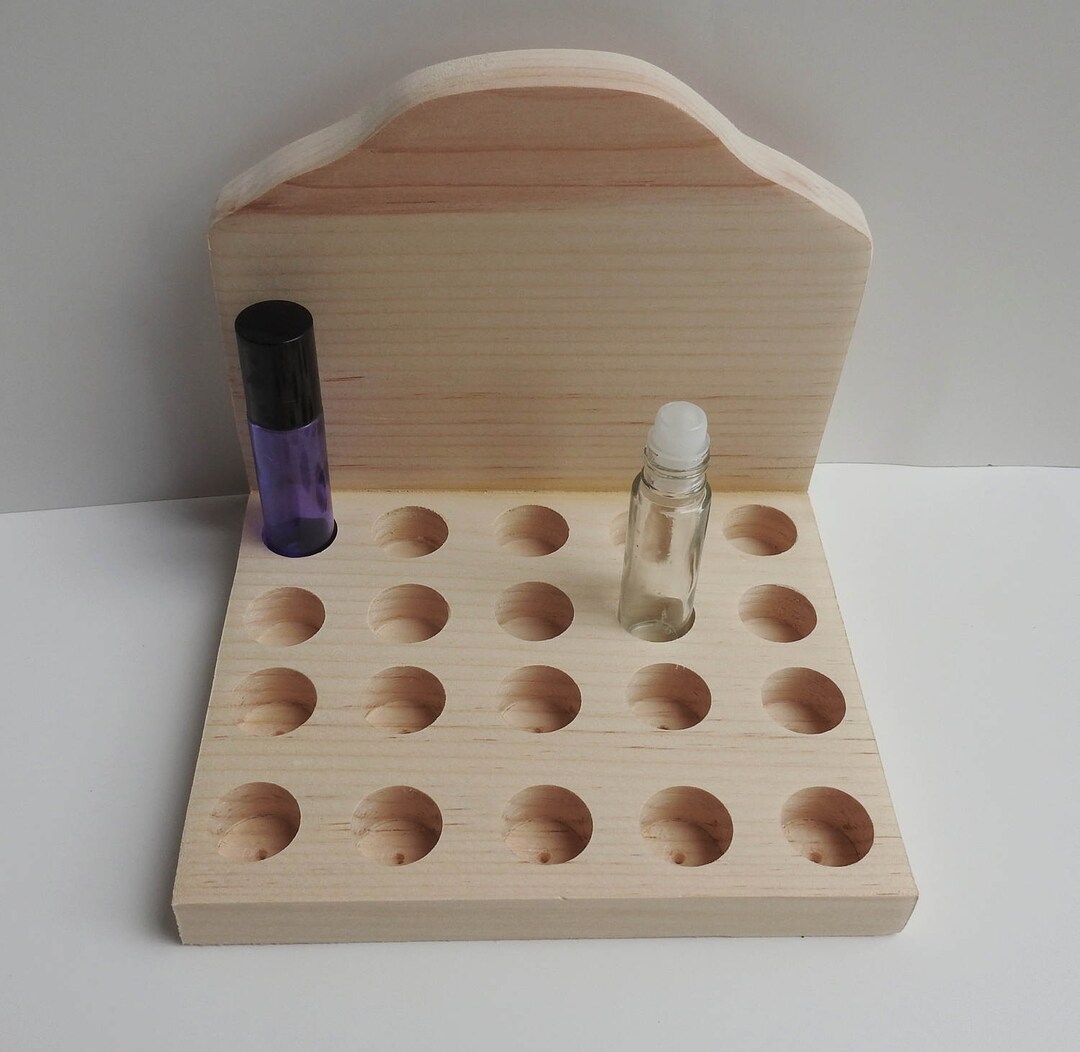Roll on Bottle Display Wooden Roller Ball Tube Display Rollerball ...