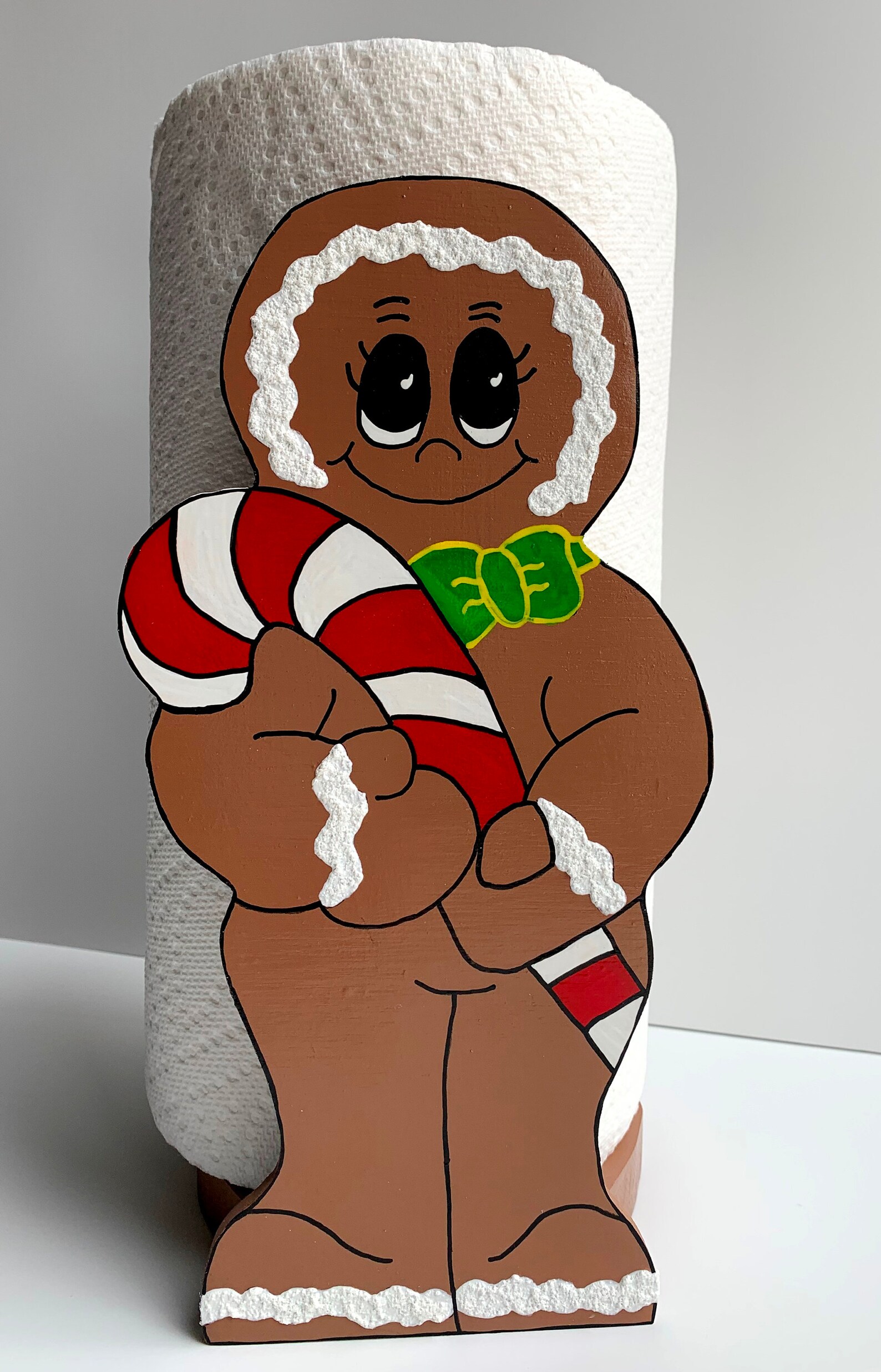 Gingerbread Man Paper Towel Holder Christmas Gingerbread Man - Etsy