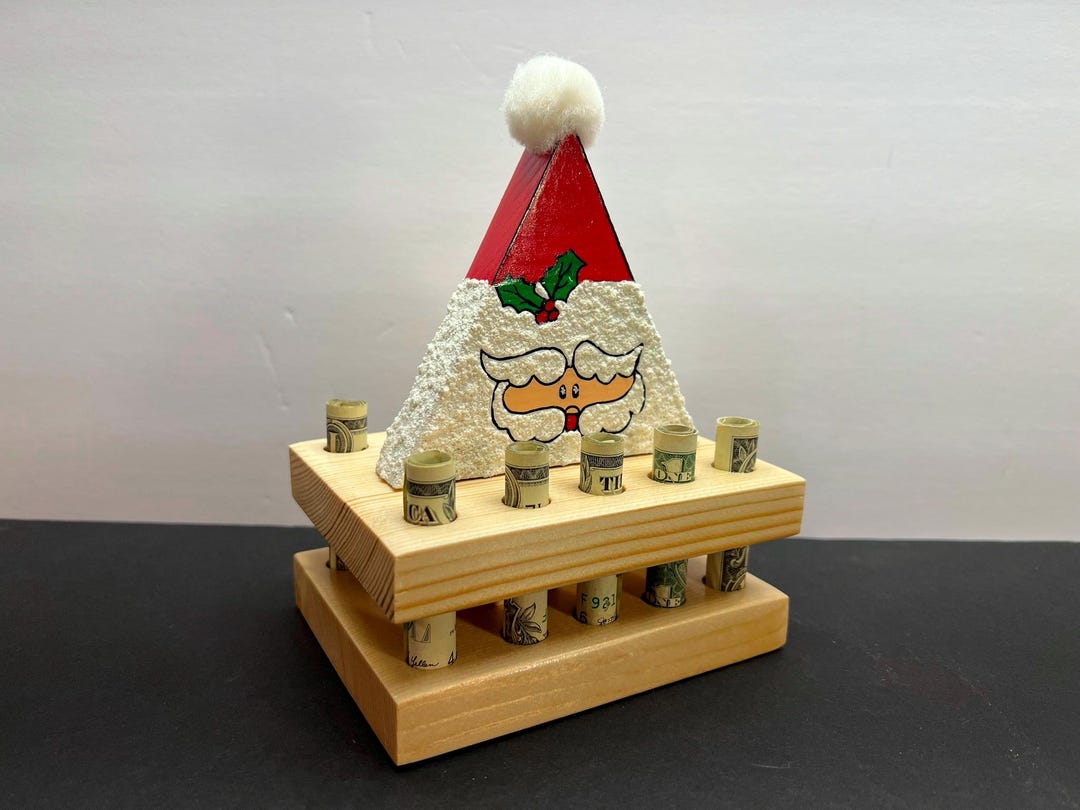 Santa Claus Gift Money Holder Ornament Gift Money Holder Santa Claus ...