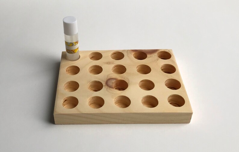 Lip Balm Holder Flat Wooden Lip Balm Display Wood Display - Etsy