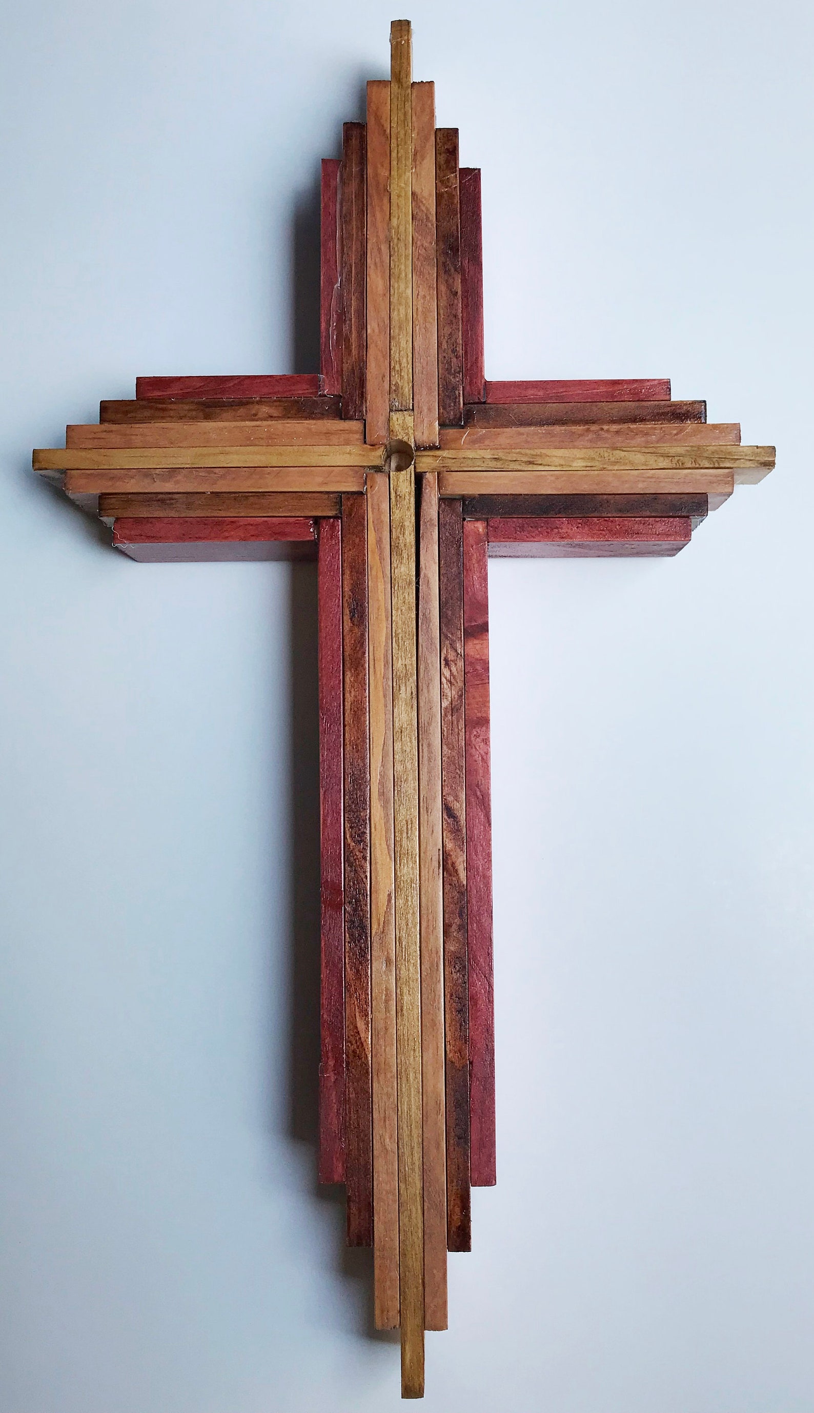 Cross Wooden Cross Layered Wood Cross Wood Crucifix Wooden Cross ...