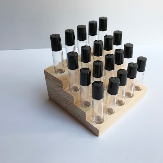 Rollerball Bottles Roll On Bottle Wood Display Wooden | Etsy