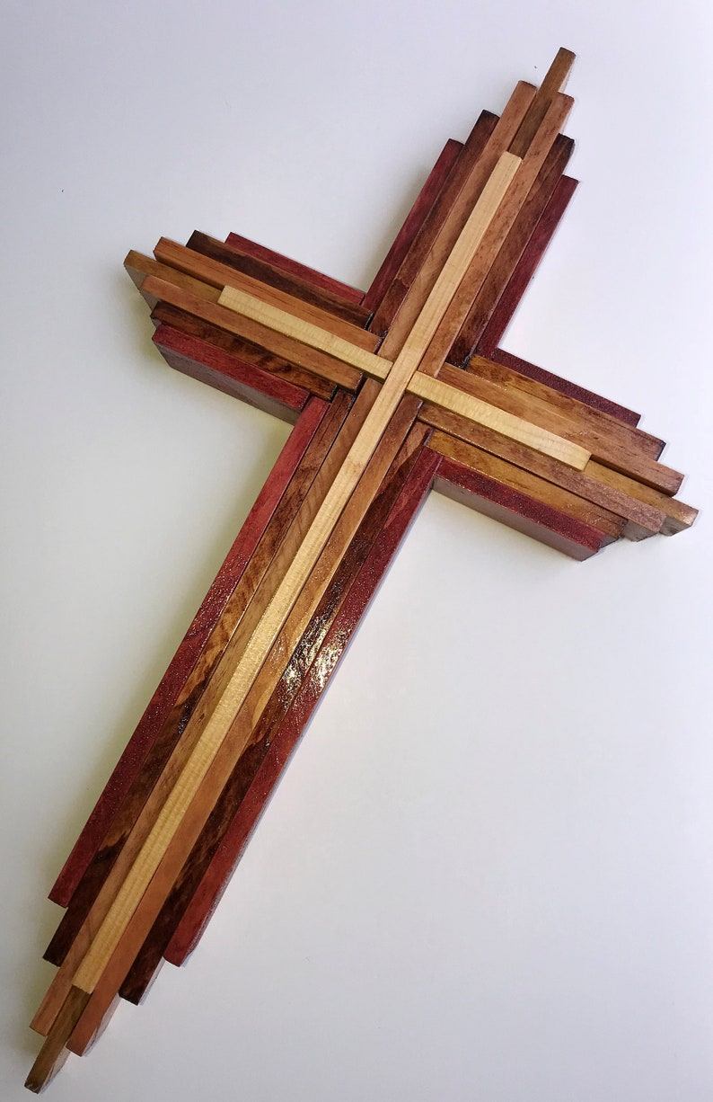 Cross Wooden Cross Layered Wood Cross Wood Crucifix Wooden Cross ...