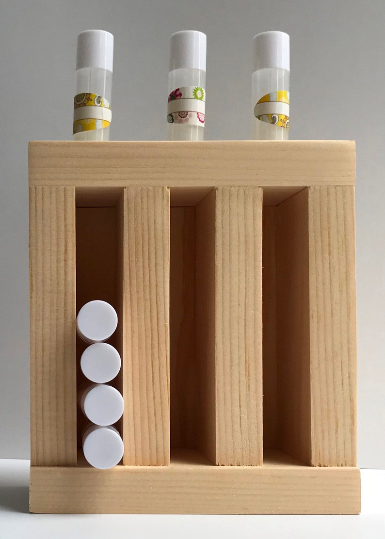 Lip Balm Tube Display 3 Slots Wooden Lip Balm Tube Tower - Etsy Australia