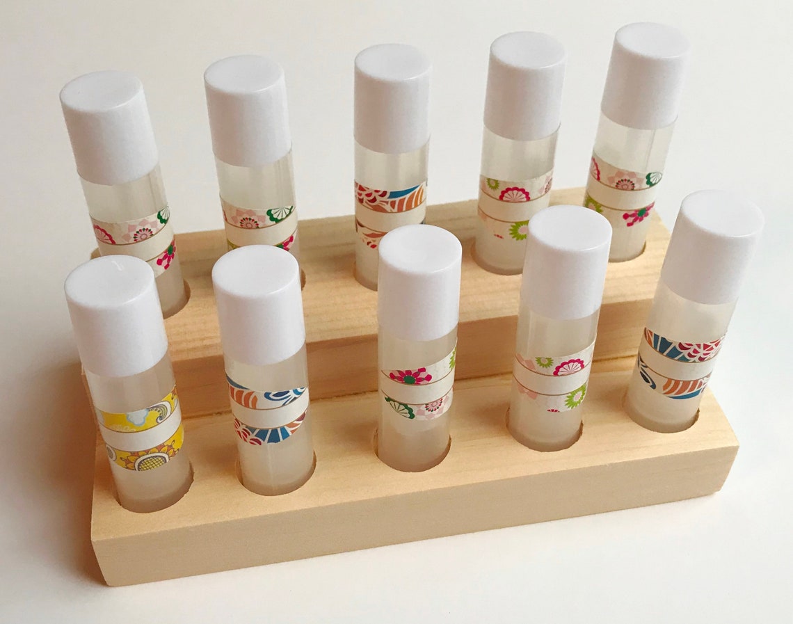 Lip Balm Display Wooden Lip Balm Tube Holder Multi Level Lip - Etsy