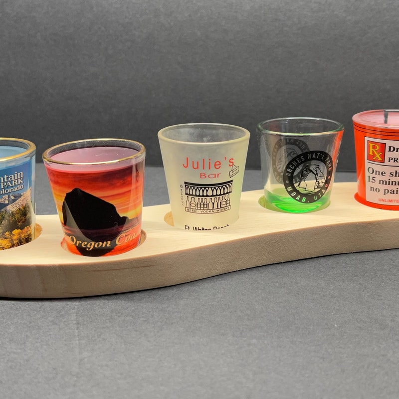 Shot Glass Display - Etsy