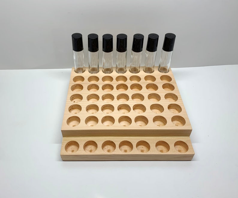 Rollerball Bottles Roll on Bottle Wood Display Wooden | Etsy