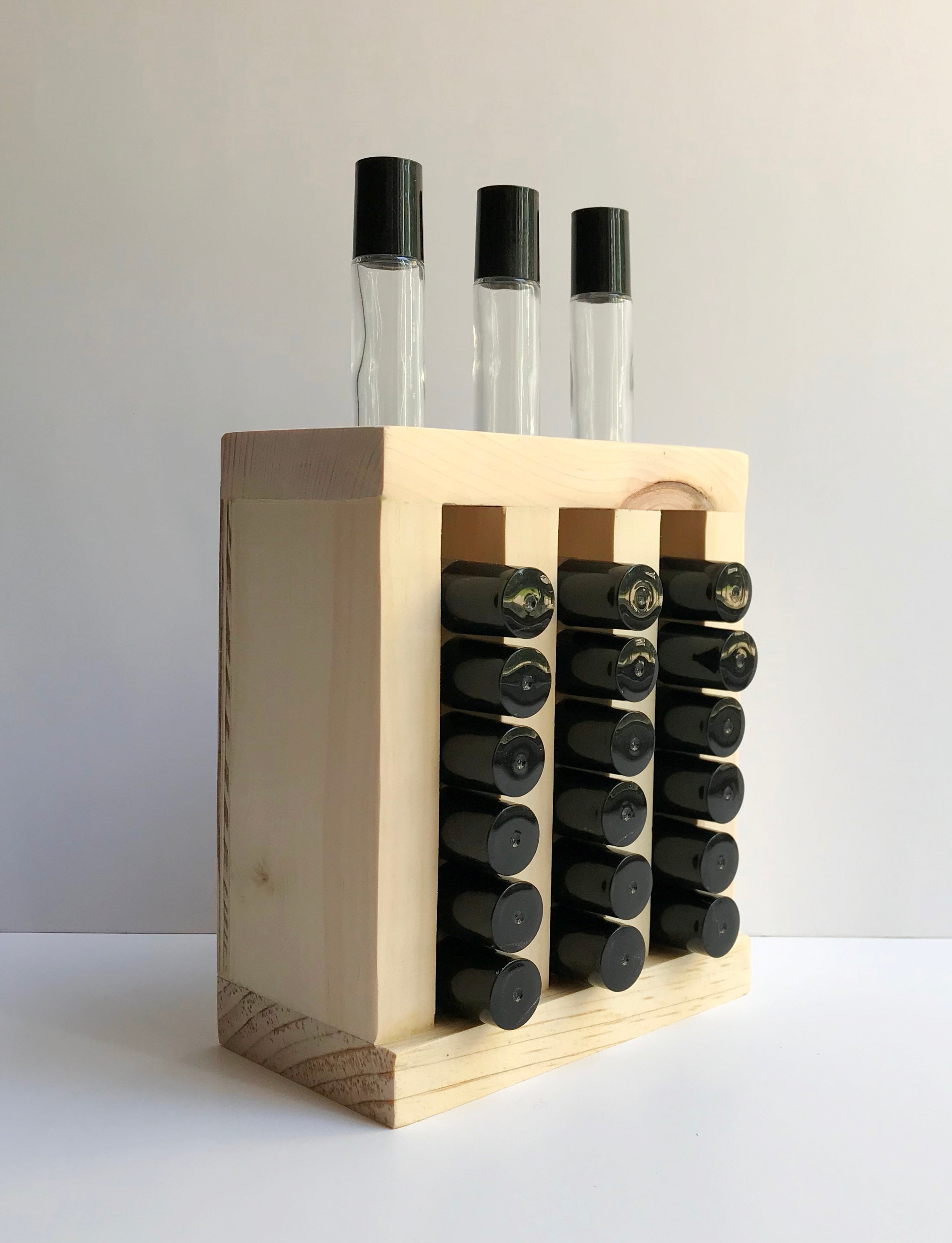 Rollerball Bottle Display Roll on Bottle Display Made of Wood | Etsy