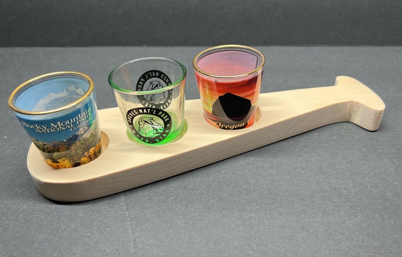 Shot Glass Baseball Bat Shaped Display Baseball Bat Shot Glass Holder ...