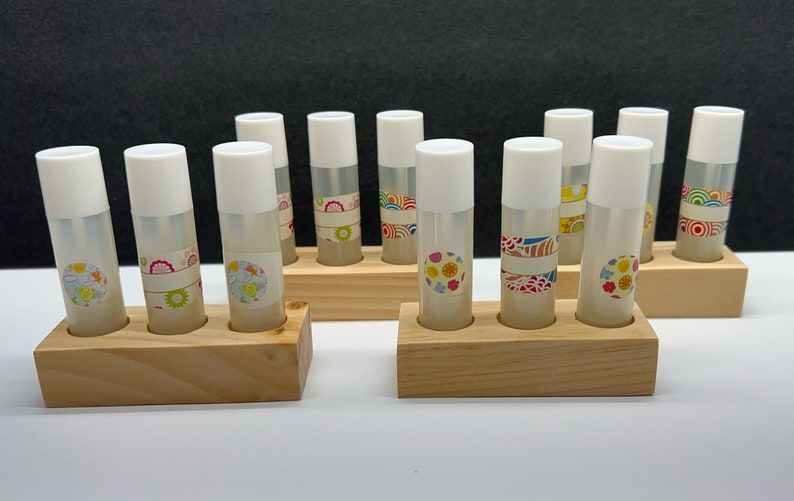 Lip Balm Display Wooden Lip Balm Tube Display Lip Balm Strip - Etsy