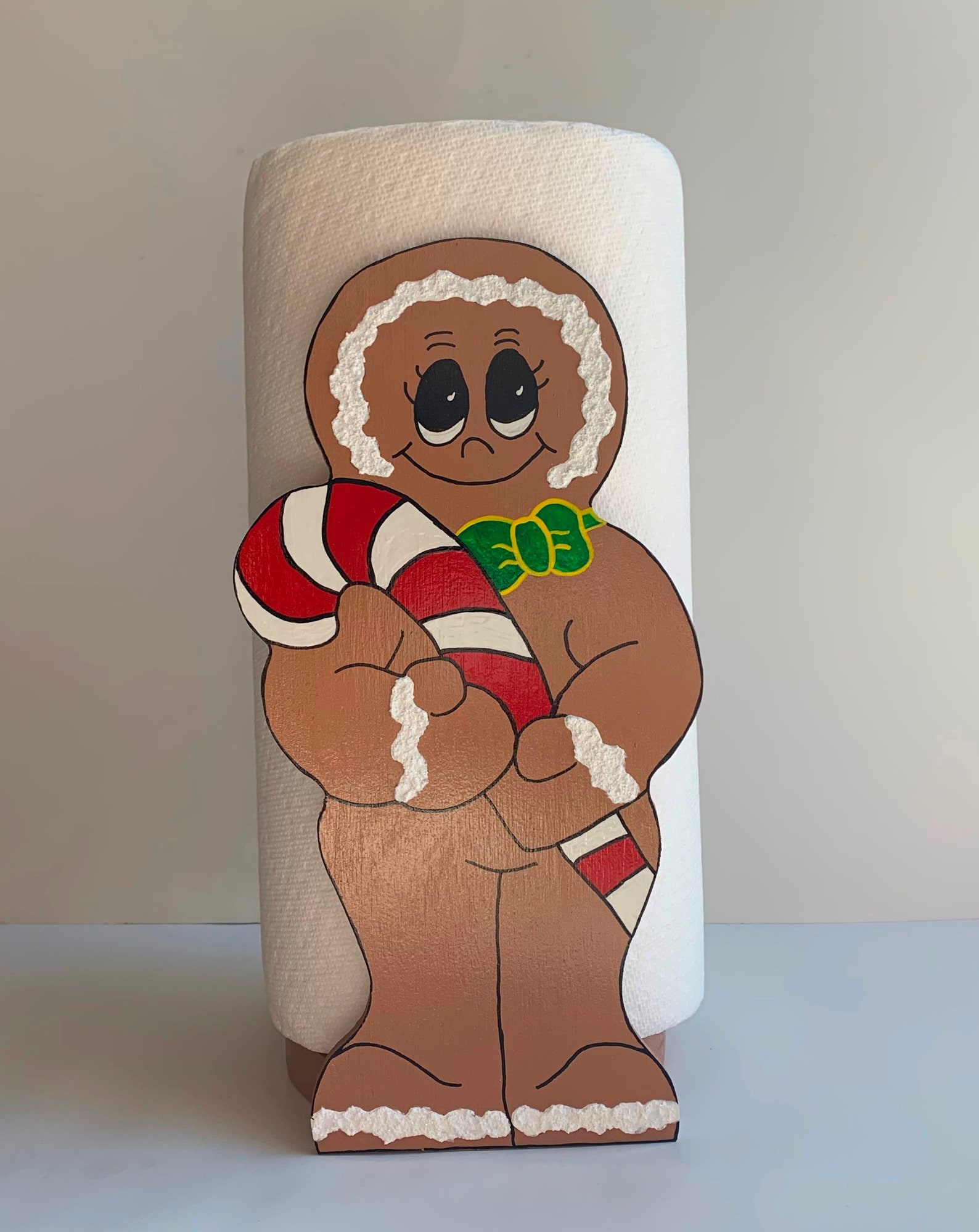 Gingerbread Man Paper Towel Holder Christmas Gingerbread Man | Etsy