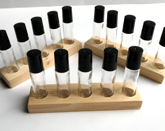 Rollerball Bottle Displays Wooden Roll on Bottle Displays Wood ...