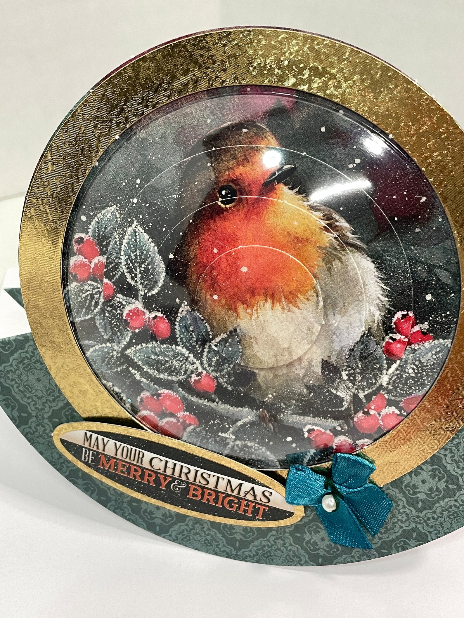 Christmas Snow Globe Rocker Cards - Etsy